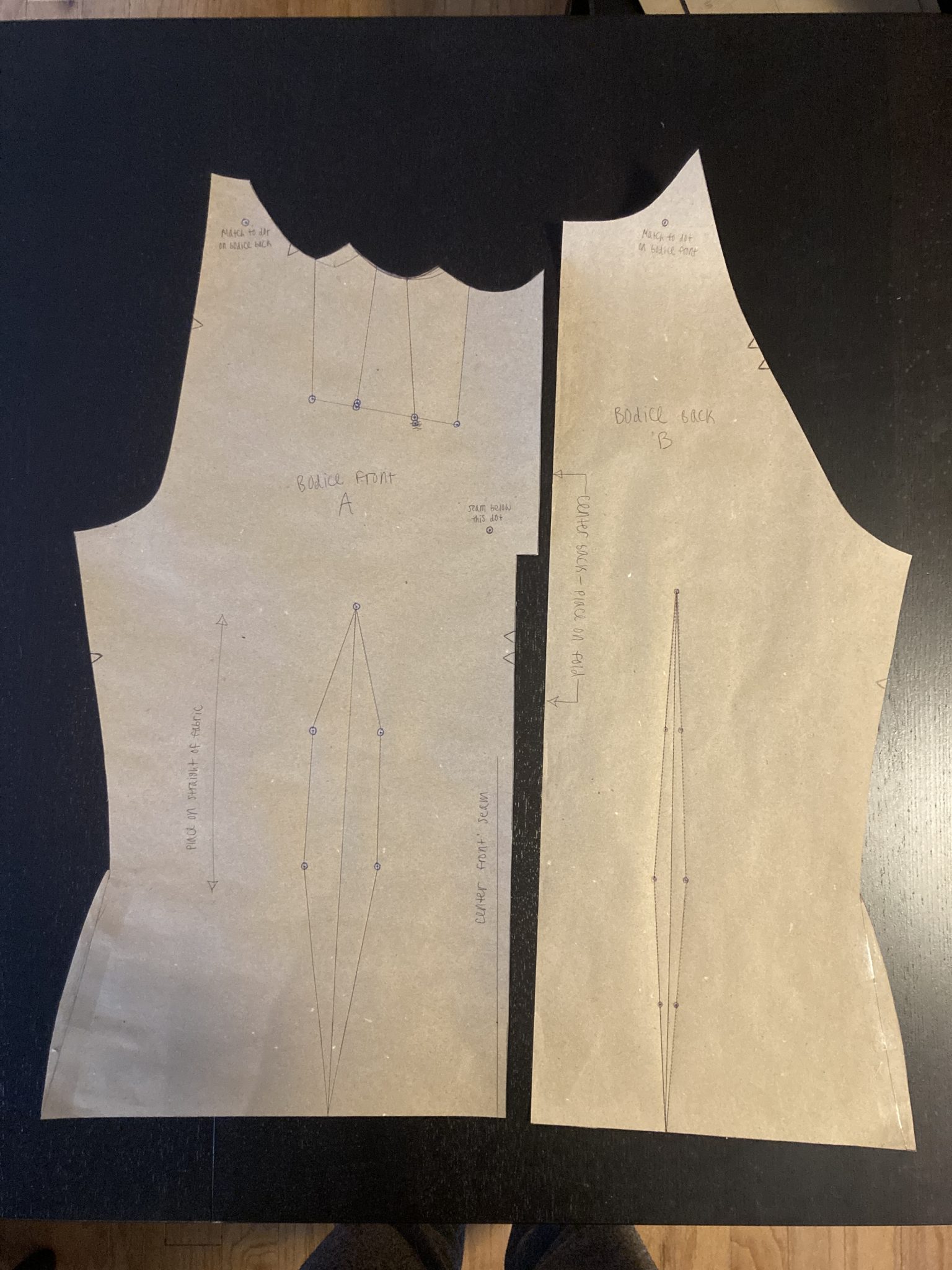 Off the Rack ~ Sewing a Bust-Friendly Top Based on a Dress Pattern ...